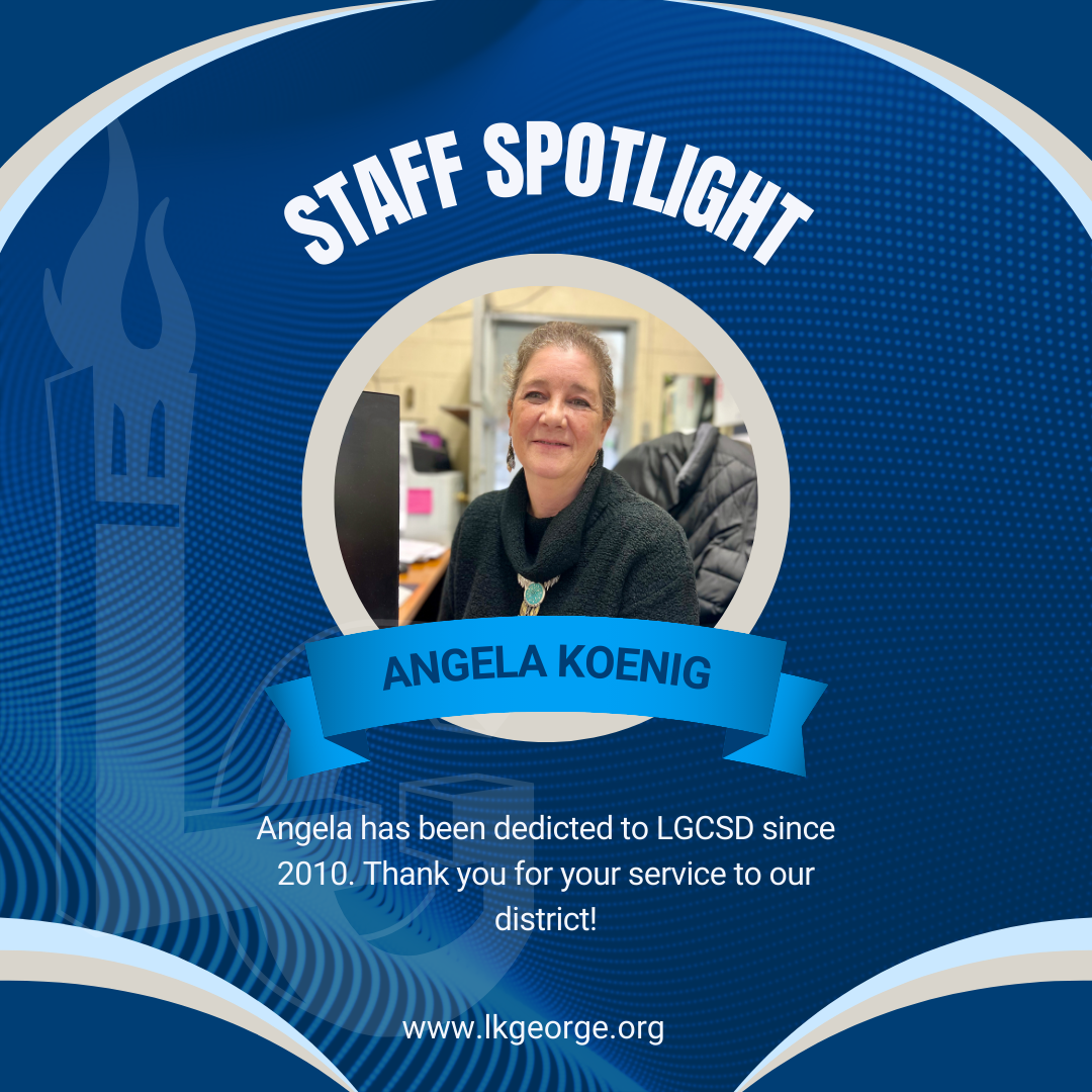 October Staff Spotlight: Angela Koenig - Lake George Central School ...